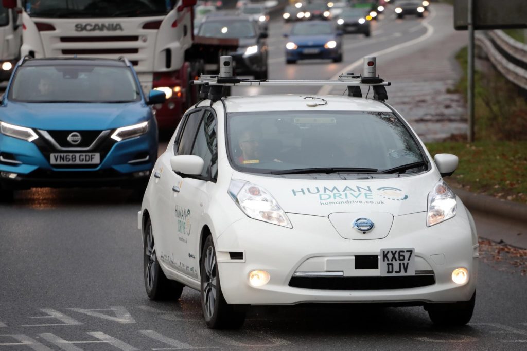 Self-driving Nissan makes UK motoring history – Automotive Blog